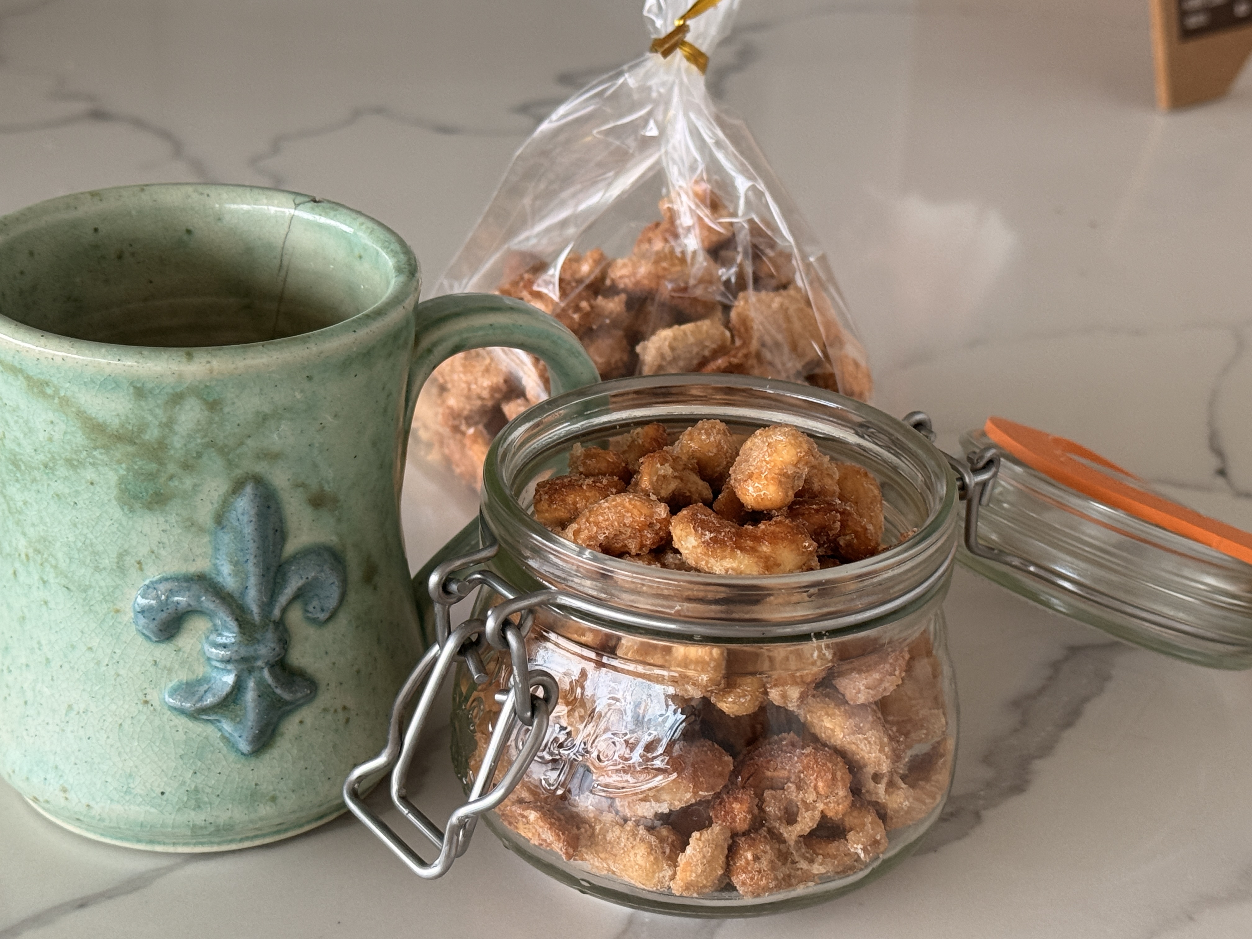 Cinnamon Sugar Roasted Cashews - Once Upon A Frittata